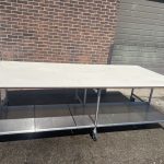 Stainless Base Bakery Table with Arborite Top - MB Food Equipment