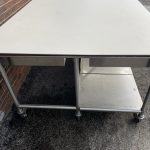 Stainless Base Bakery Table with Arborite Top - MB Food Equipment